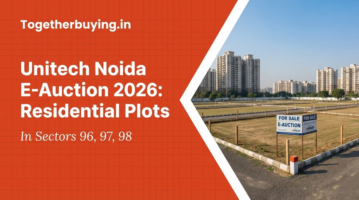 Unitech Noida E-Auction 2026 | Residential Plots Sectors 96, 97, 98 Details